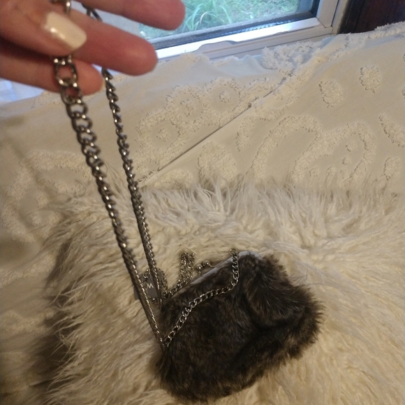 Wet Seal | Bags | Nwt Wet Seal Cross Body Purse Faux Fur | Poshmark
